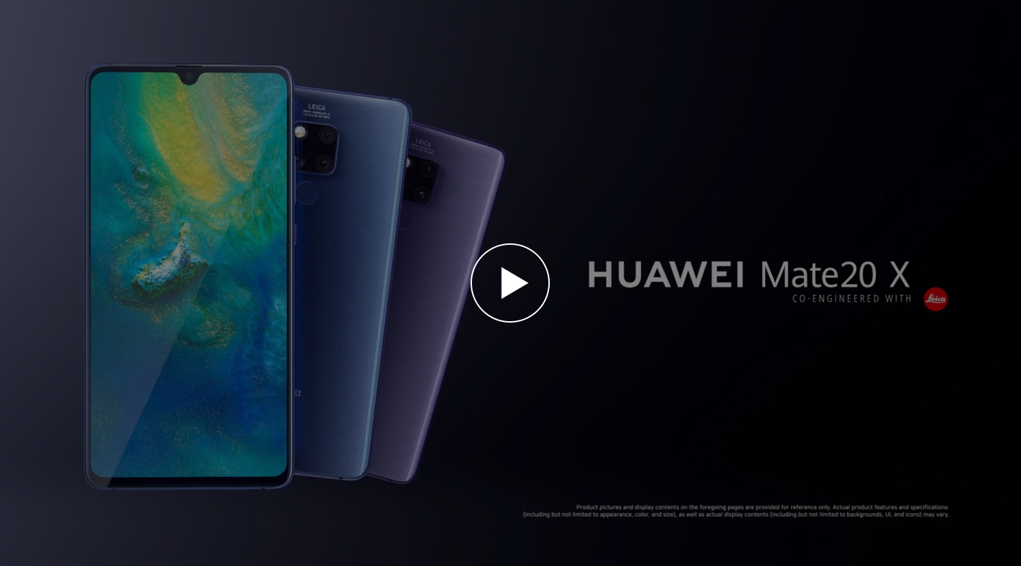 HUAWEI Mate20 X, 大螢幕, Kirin 980, 智慧手機 | 華為台灣活動網站